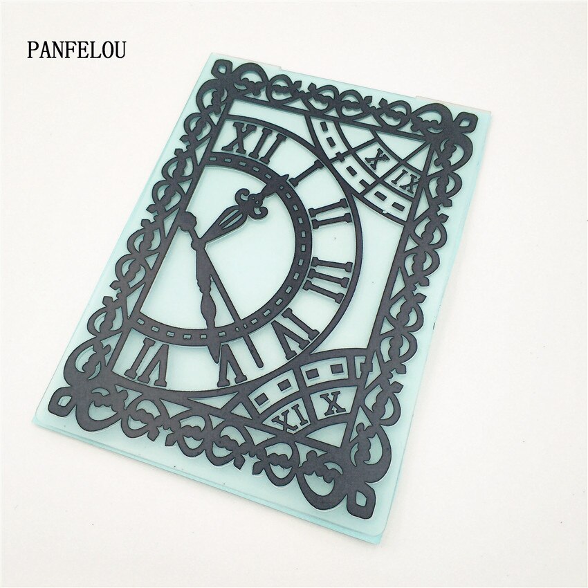 PANFELOU Easter The clock lace Embossing folders P... – Grandado