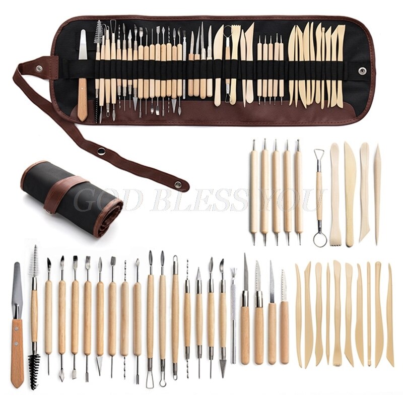 42Pcs Diy Klei Aardewerk Tool Set Carving Punt Boo... – Grandado