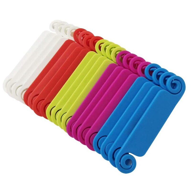 20 Pcs Cable Tags Cable Management Tags Multicolor... – Grandado