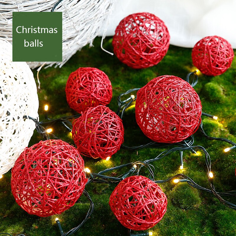 Environmental Protection Christmas Balls Hand-wove... – Grandado