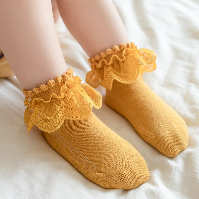 Spring Girls Lace Socks Autumn Children Sock Forei... – Vicedeal