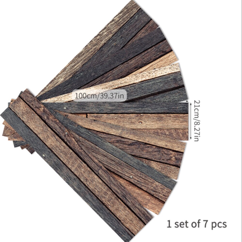 Wood Grain Floor Tile Board Wall Sticker DIY PVC S... – Grandado