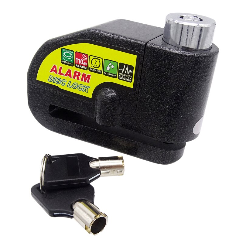 Motorcycle Alarm Lock Anti-theft Wheel Disc Brake ... – Grandado