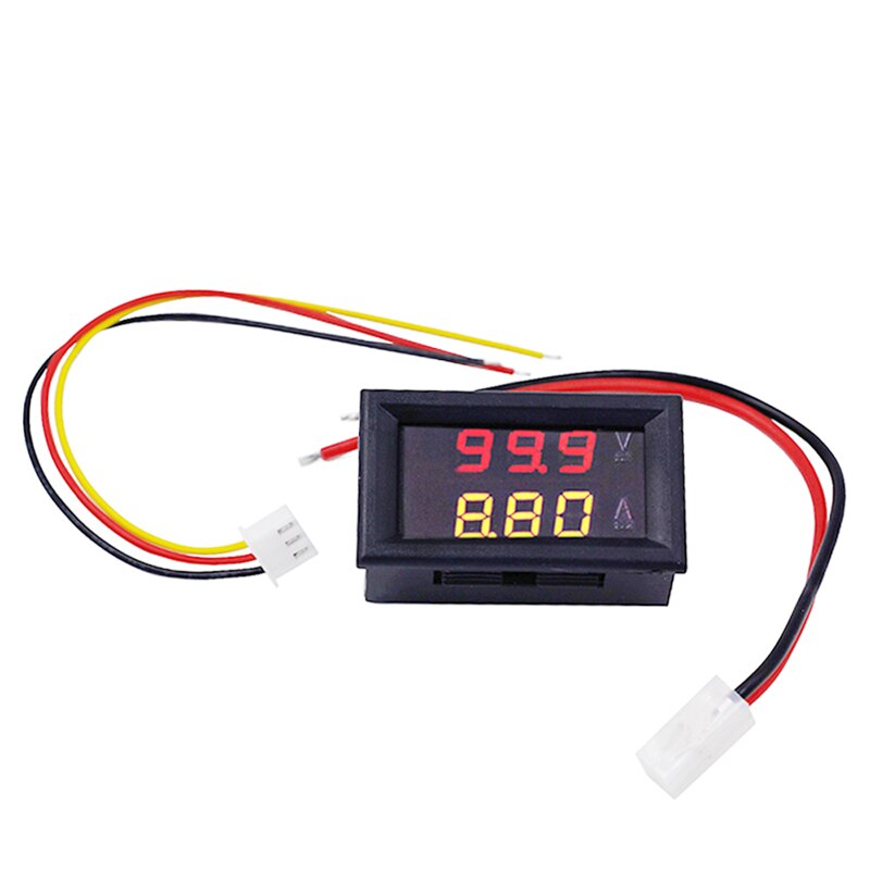 Digital Voltmeter Ammeter Current Meter Dual Display 100V 10A DC Gauge ...