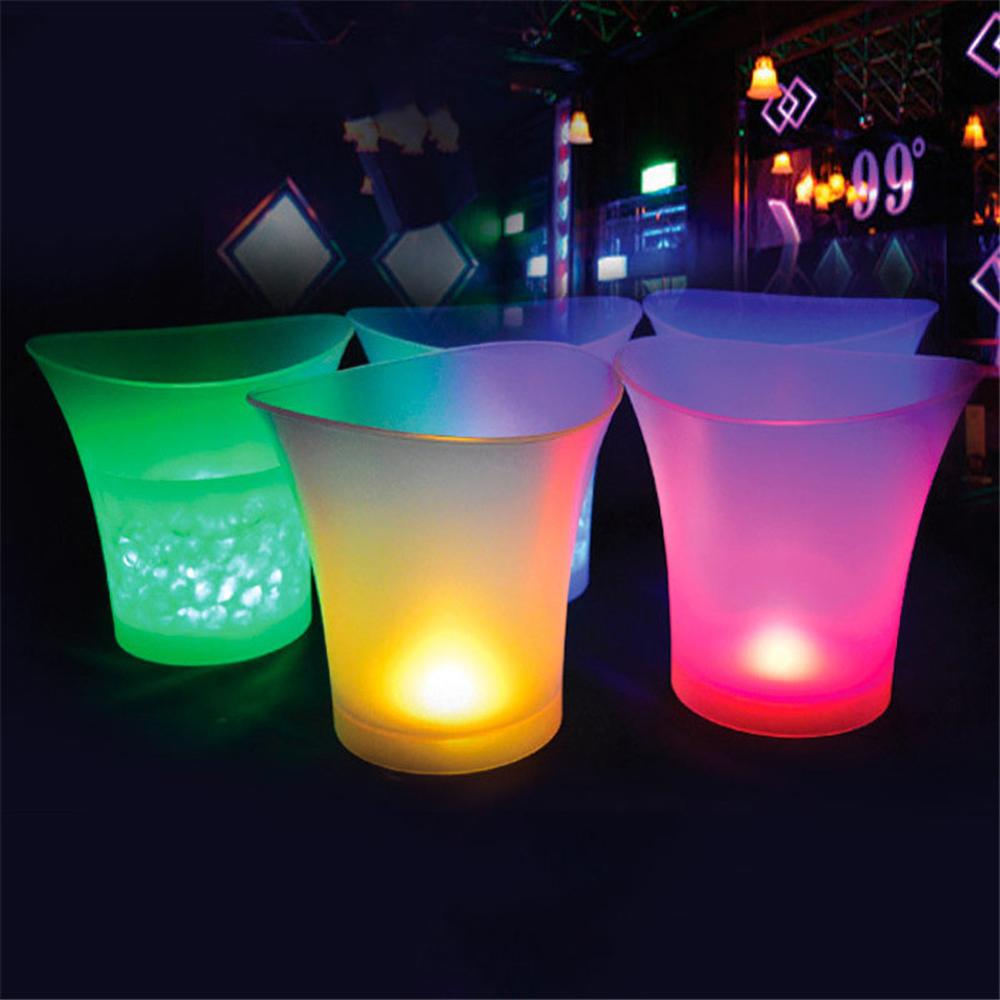 7 Color LED 5L Waterproof Plastic LED Ice Bucket C... – Vicedeal