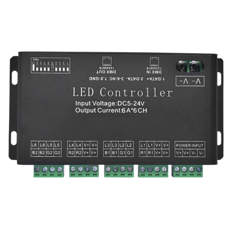 12 Kanaals Dmx Decoder 60A DMX512 Led Controller P... – Vicedeal