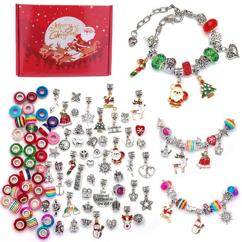 Colorful Crystal Red Elk DIY Handmade Beaded Jewel... – Grandado