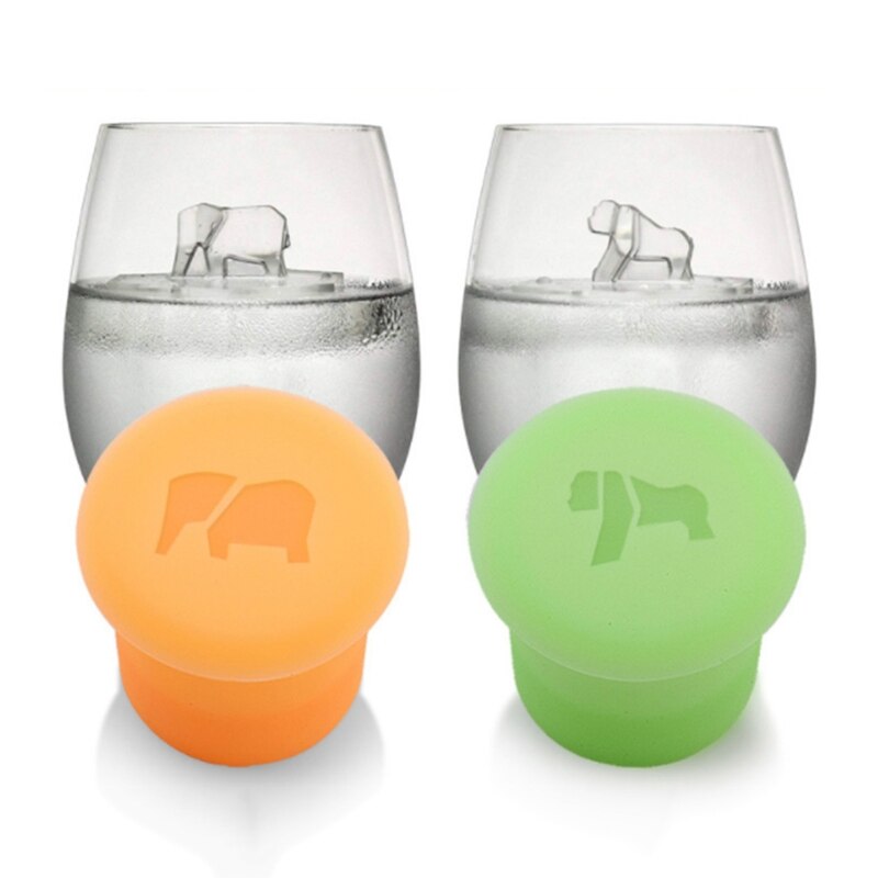 3D Animal Ice Cube Mold Silicone Freezer Lion & Hi... – Grandado