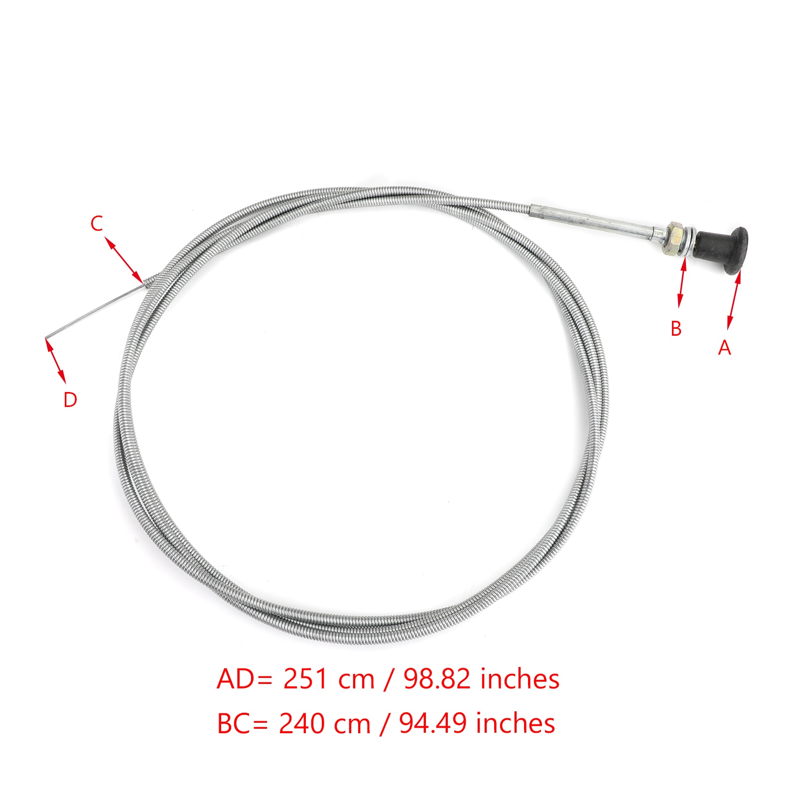 Artudatech 96" Universal Push Pull Choke Cable for... – Grandado