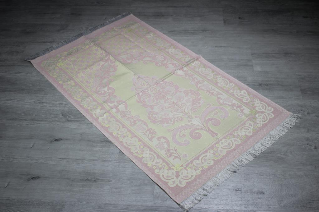 Çeyizdiyarı Slub Woven Prayer Mat Pink – Grandado