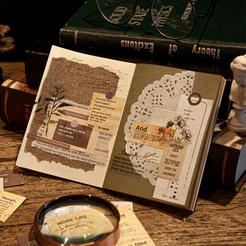 Dimi 15 Sheets Celebrity Notes Sticker Book Vintag... – Vicedeal