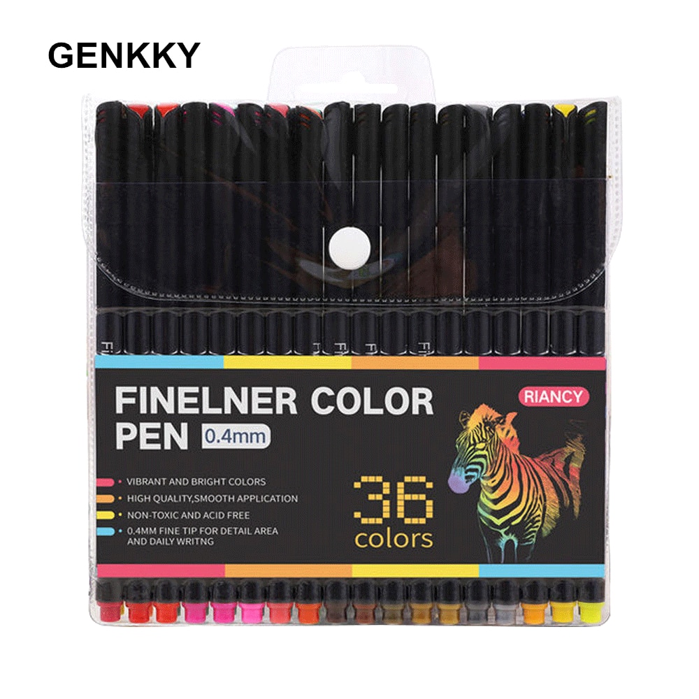 12/24/36/48/60 bunte Neutral Permanent Gel Stift F... – Vicedeal