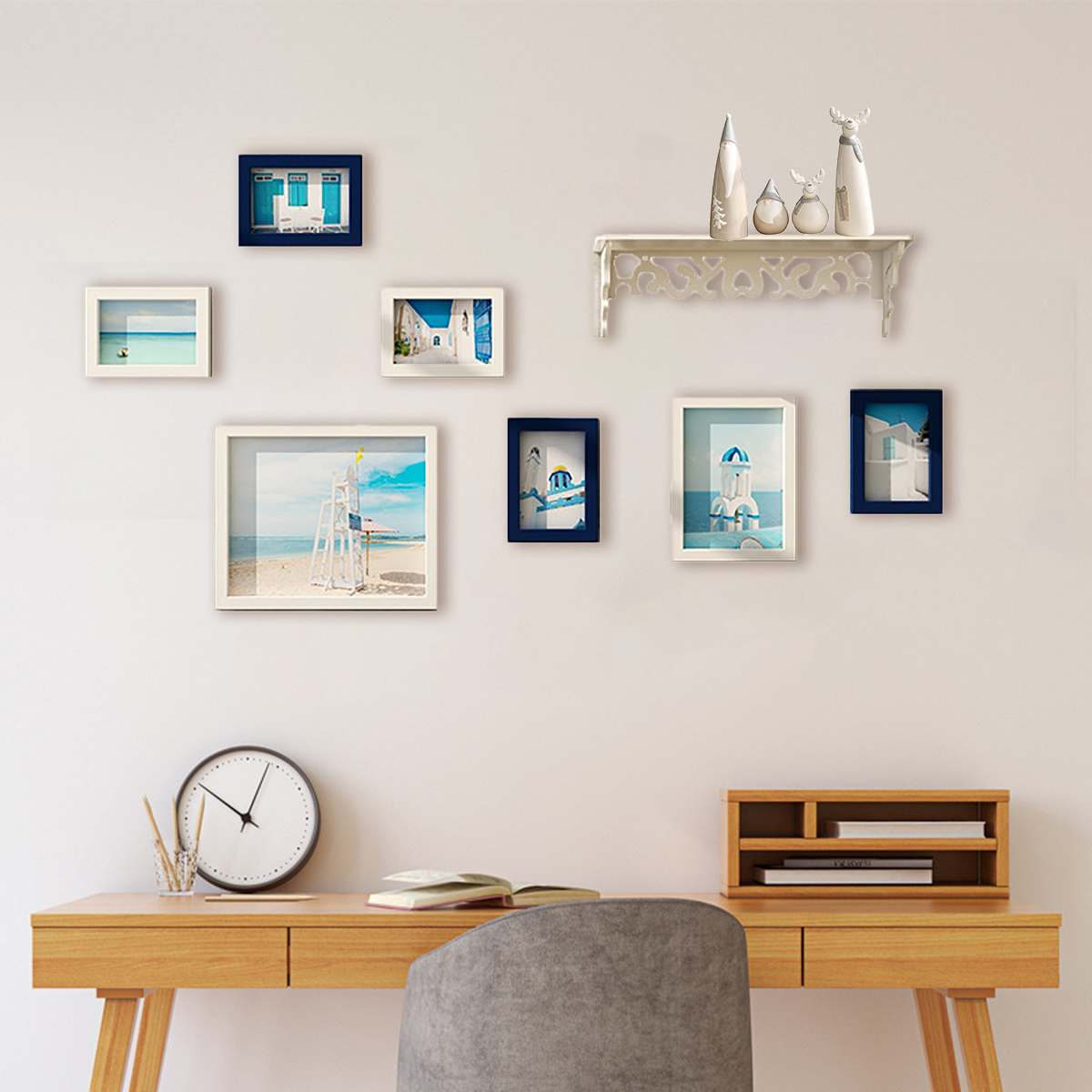 8 Pcs/Set Photo Frame DIY Combination Paper Pictur... – Grandado