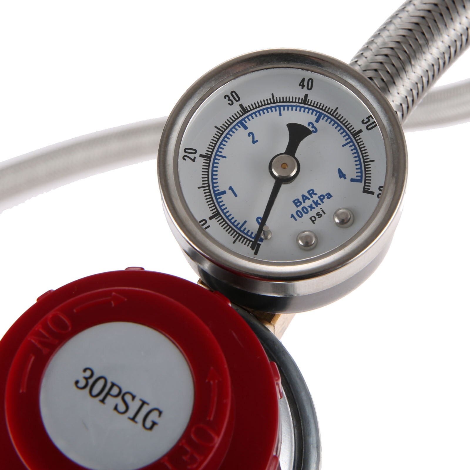 0-30 PSI Adjustable Regulator Gauge Stainless Brai... – Vicedeal