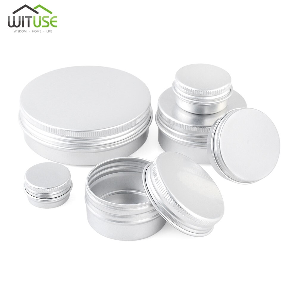 1PC 5g 10g 15g 30g 50g 100g Aluminum Tin Jars Meta... – Vicedeal