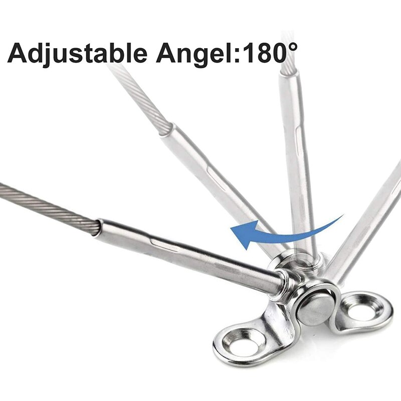 12 Pack T316 Stainless Steel Cable Railing Kits Fi... – Vicedeal