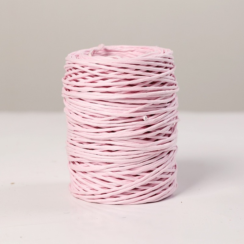 50M Raffia Papier Lint Met Ijzerdraad Craft Inpakp... – Grandado