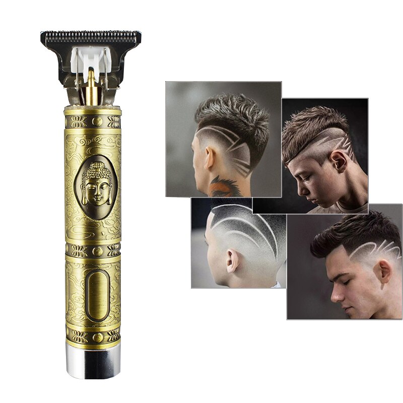 Electric Rechargeable T-Blade Shaver Hair Trimmer ... – Grandado
