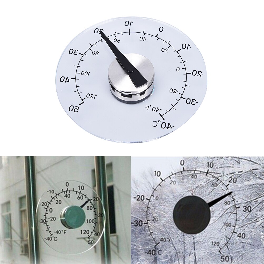 Clear Fahrenheit /Celsius Degrees Circular Outdoor... – Vicedeal