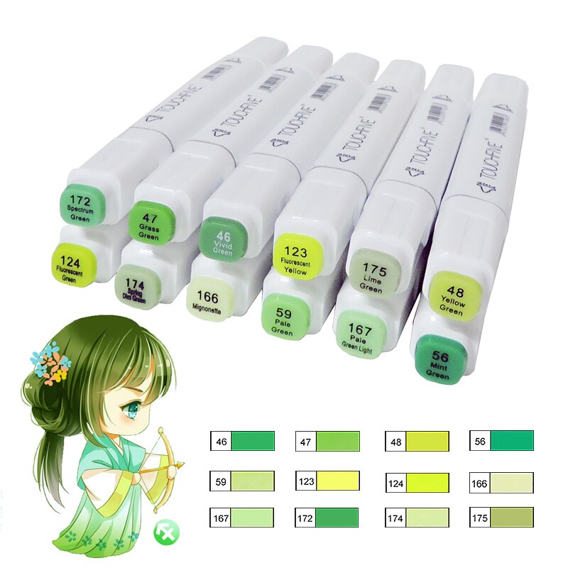 Sketch Art Marker Twin Tip Manga Animation Art Sup... – Grandado