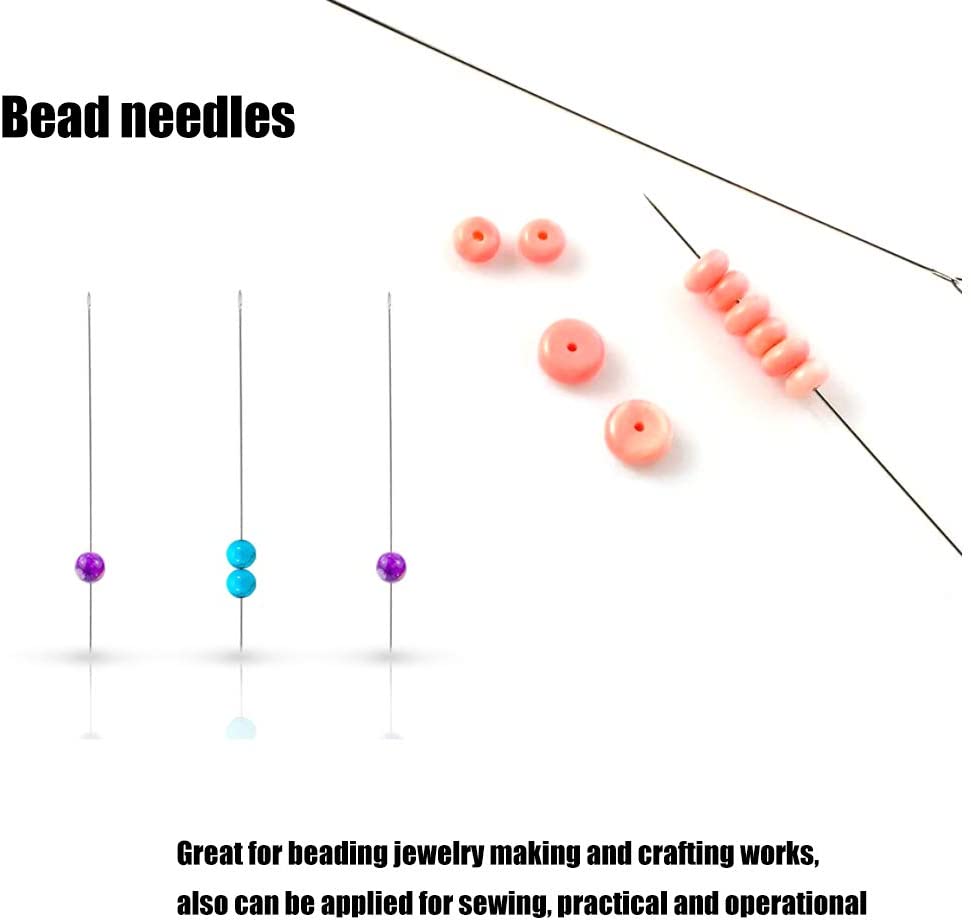 Lmdz 28 Pcs Kralen Naalden, extra Dunne Zaad Krale... – Grandado