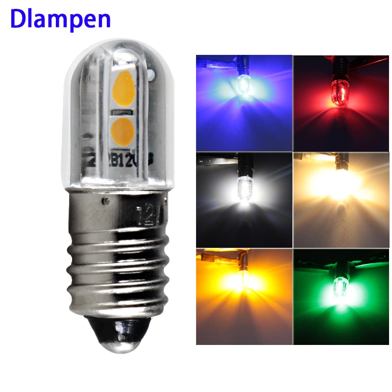 Bombillas led lamp E10 1W Dc 6V 12v 24v 36v 48v In... – Vicedeal