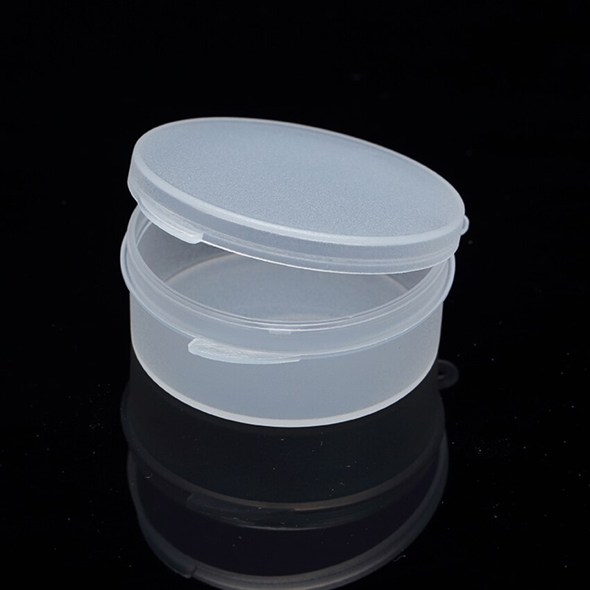 Round Plastic Box Small Size Clear Storage Contain... – Grandado