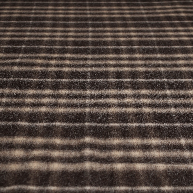 Pearlsilk Made in Japan Plaid Yarn Dyed Alpaca Woo... – Grandado