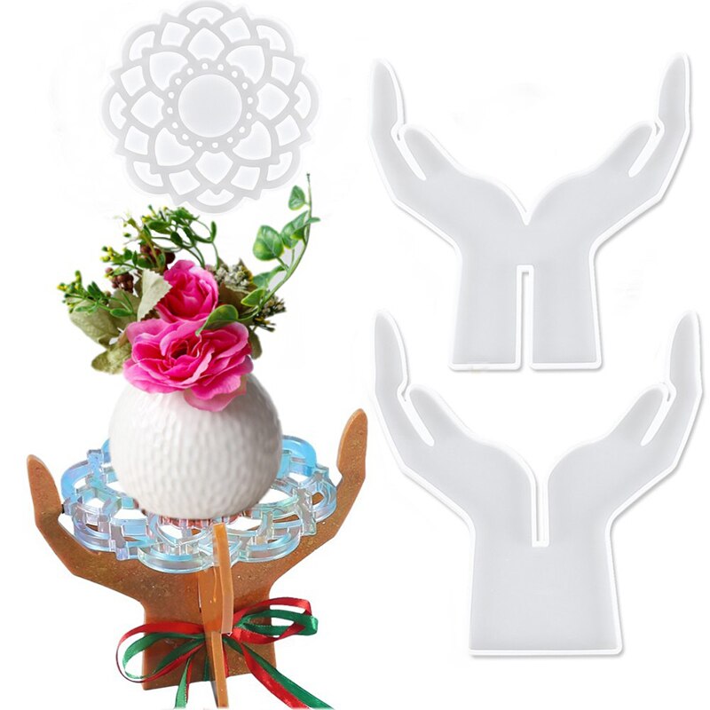 Potted Plant Stand Resin Silicone Mold Flower Pot ... – Vicedeal