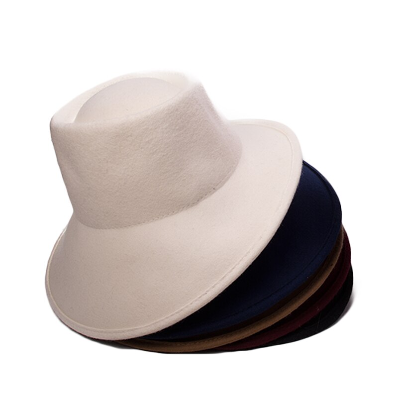 Elegante Vrouwen Vilten Hoed Dames Winter Hoeden B... – Grandado