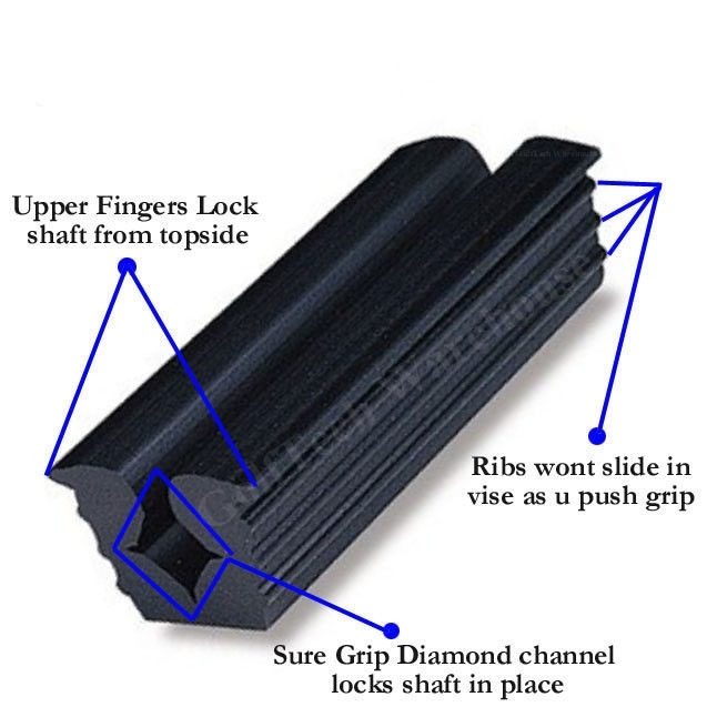 Rubber Golf Vice Clamps For Golf Club/Shaft/Grippi... – Grandado