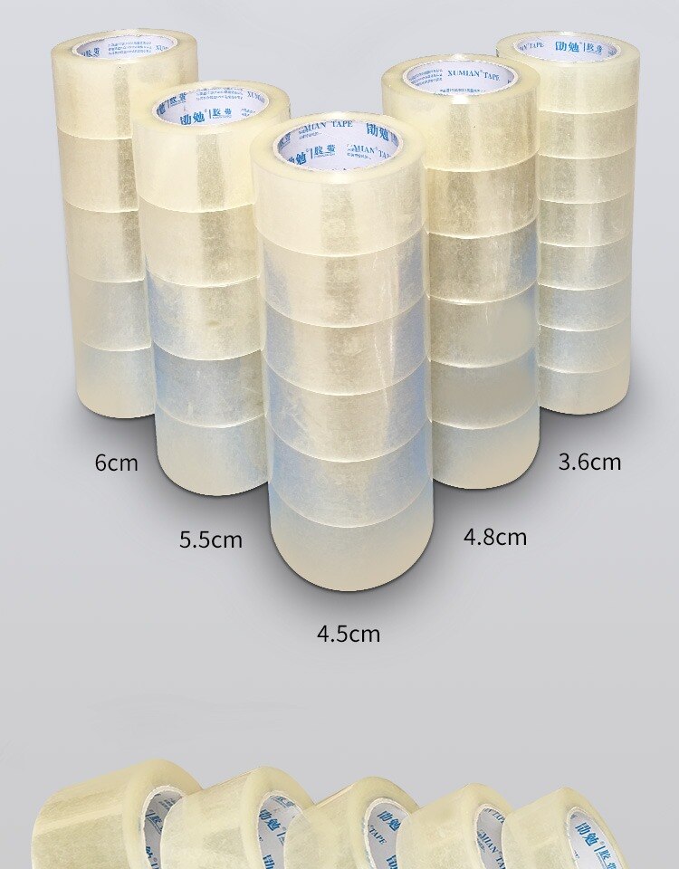 Transparent adhesive tape 4.5cm / 6cm sealing tape... – Grandado