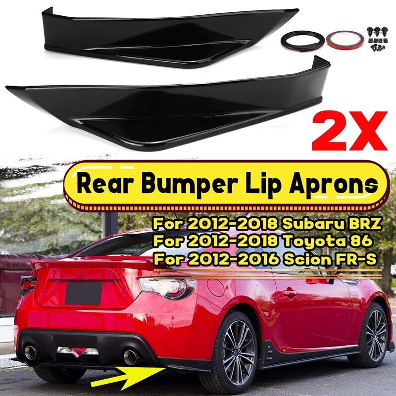 Car Rear Side Bumper Lip Aprons Diffuser Splitter ... – Grandado