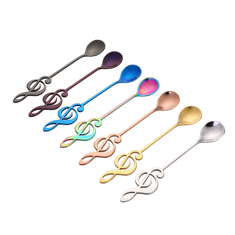 Stainless Steel Spoon Coffee Guitar Shape Music Th... – Vicedeal