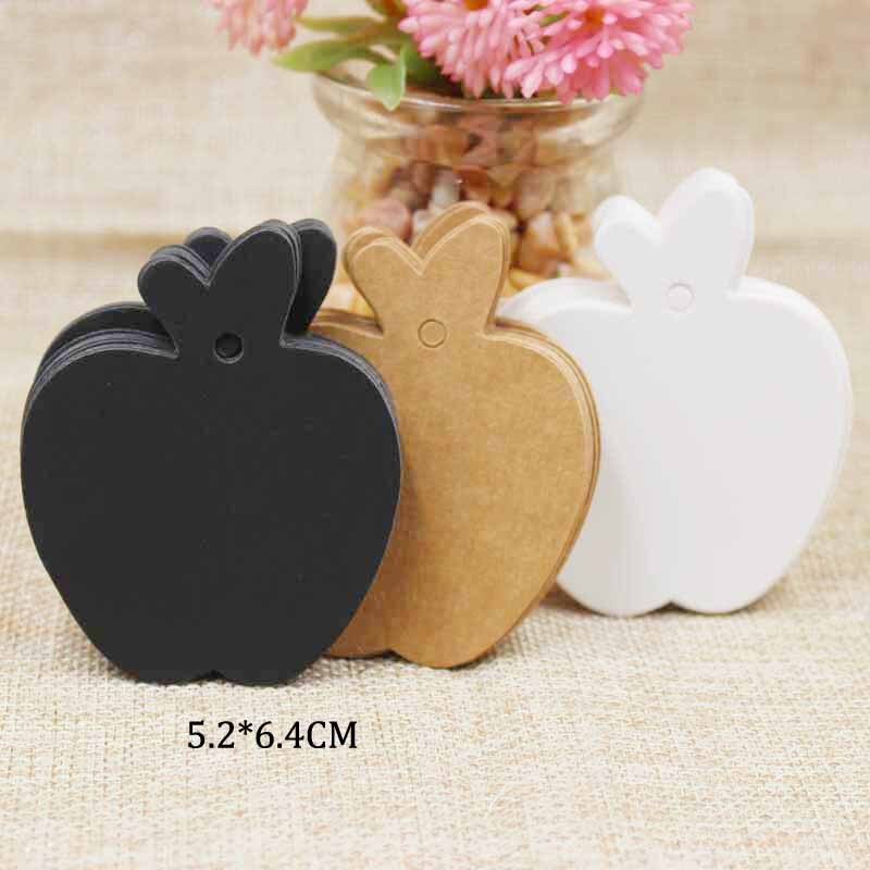 50pcs zerongE jewelry Apple Shape Clothes Kraft Pa... – Vicedeal