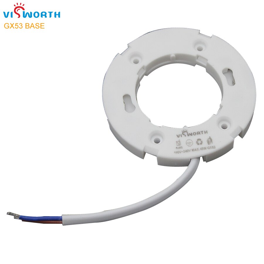 GX53 Lamp Bases Circular Pc Gx53 Holder ac 110V 24... – Vicedeal