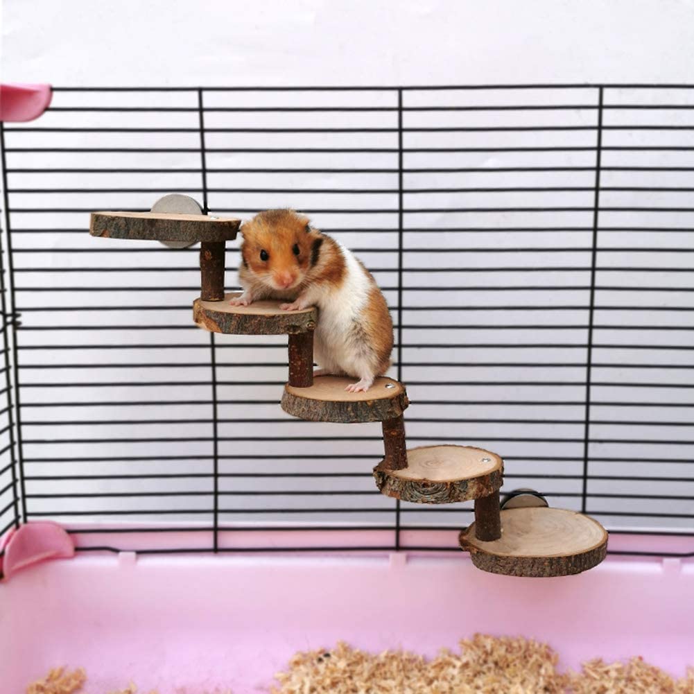 1 Stuks Hamster Houten Ladder Kleine Huisdieren Ka... – Vicedeal