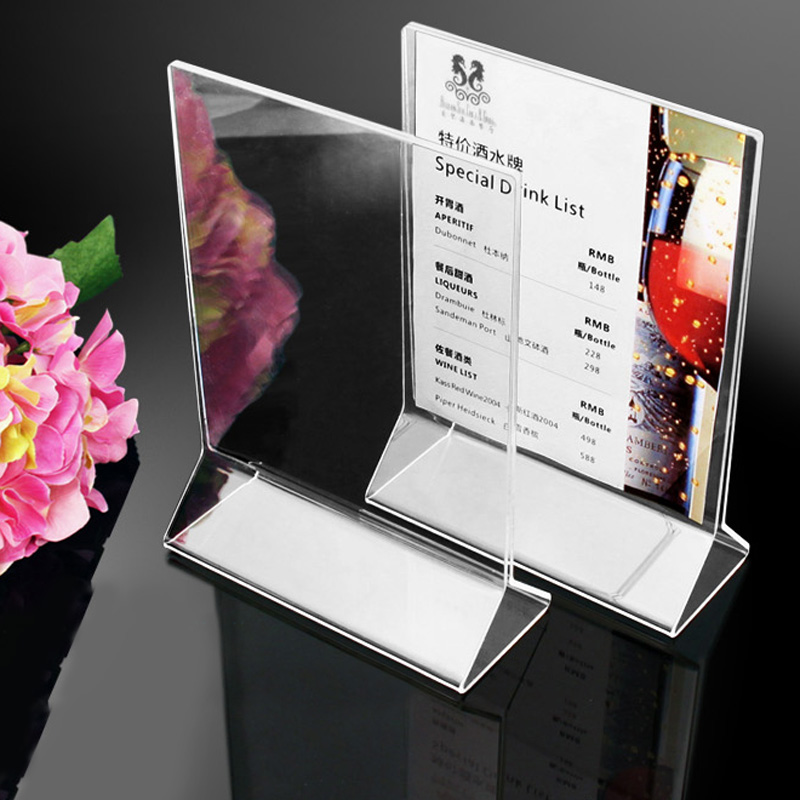 1pc Table Menu Sign Display Holder Upright Ad Fram... – Vicedeal