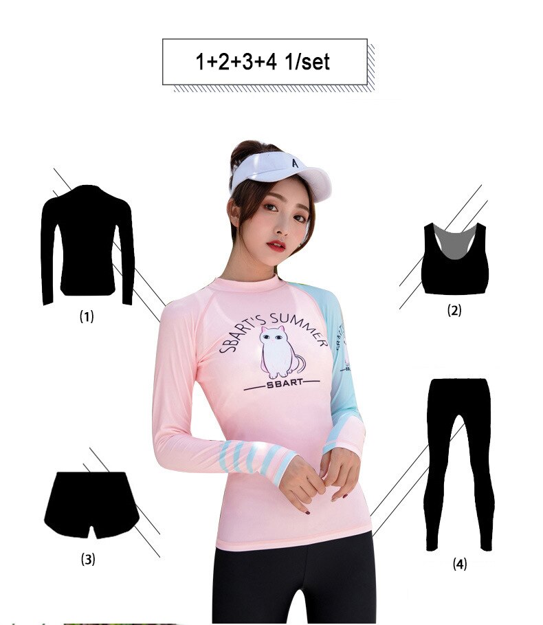 Jeely Long Sleeve Sunscreen Surfing Rashguard Sun ... – Grandado