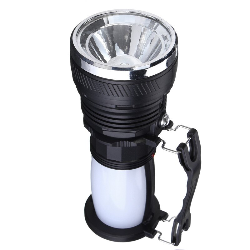 Solar Power Rechargeable Battery Flashlight Zoomab... – Vicedeal