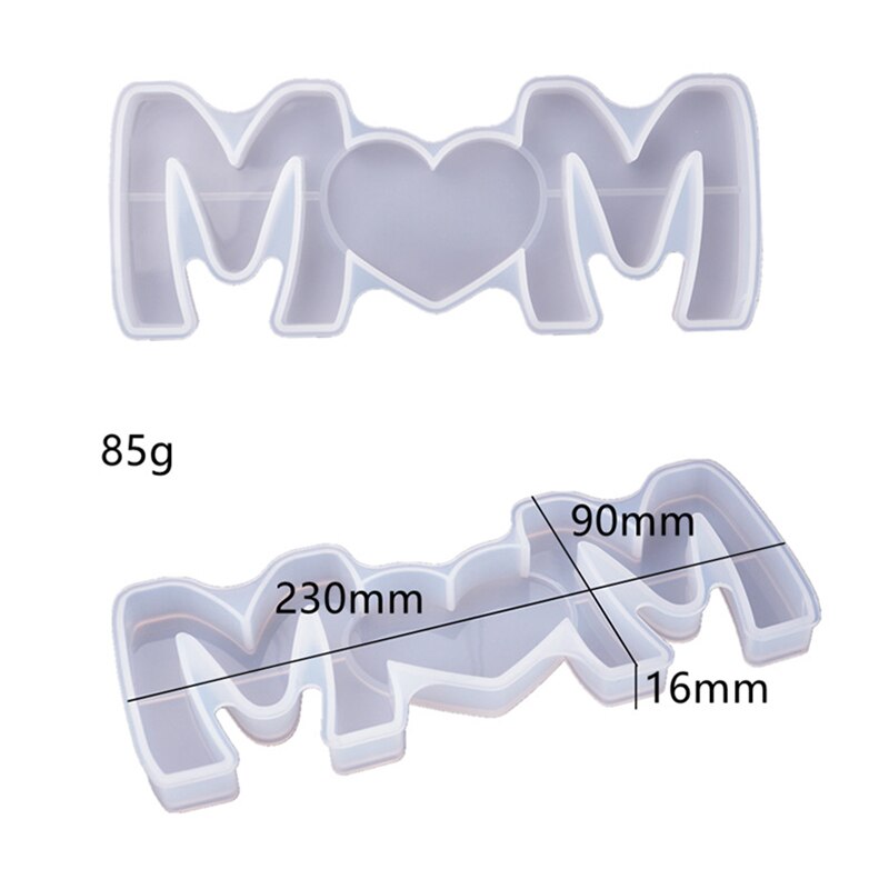 Molde de silicona con forma de letra para el día d... – Grandado
