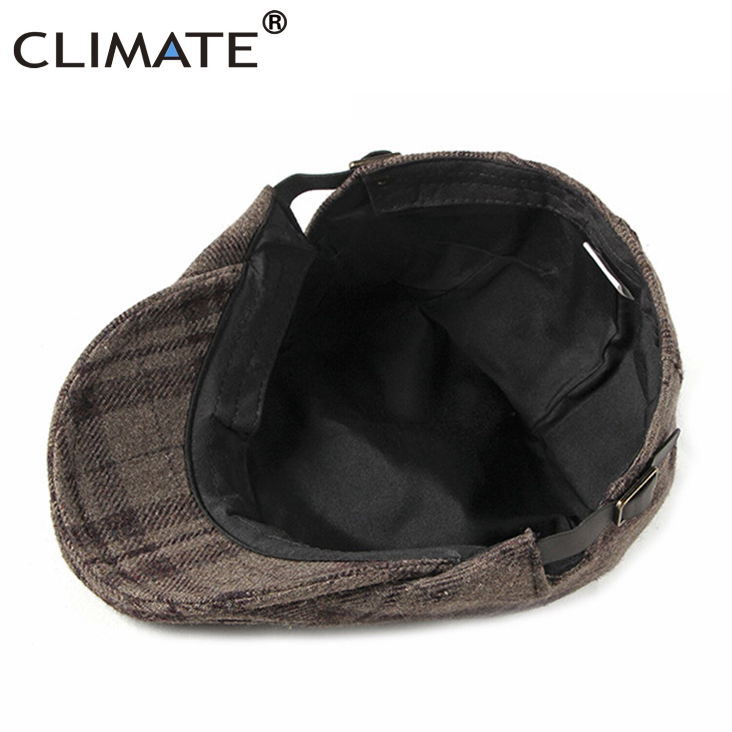CLIMATE Men Beret Plaid Hat Men Vintage Beret for ... – Grandado