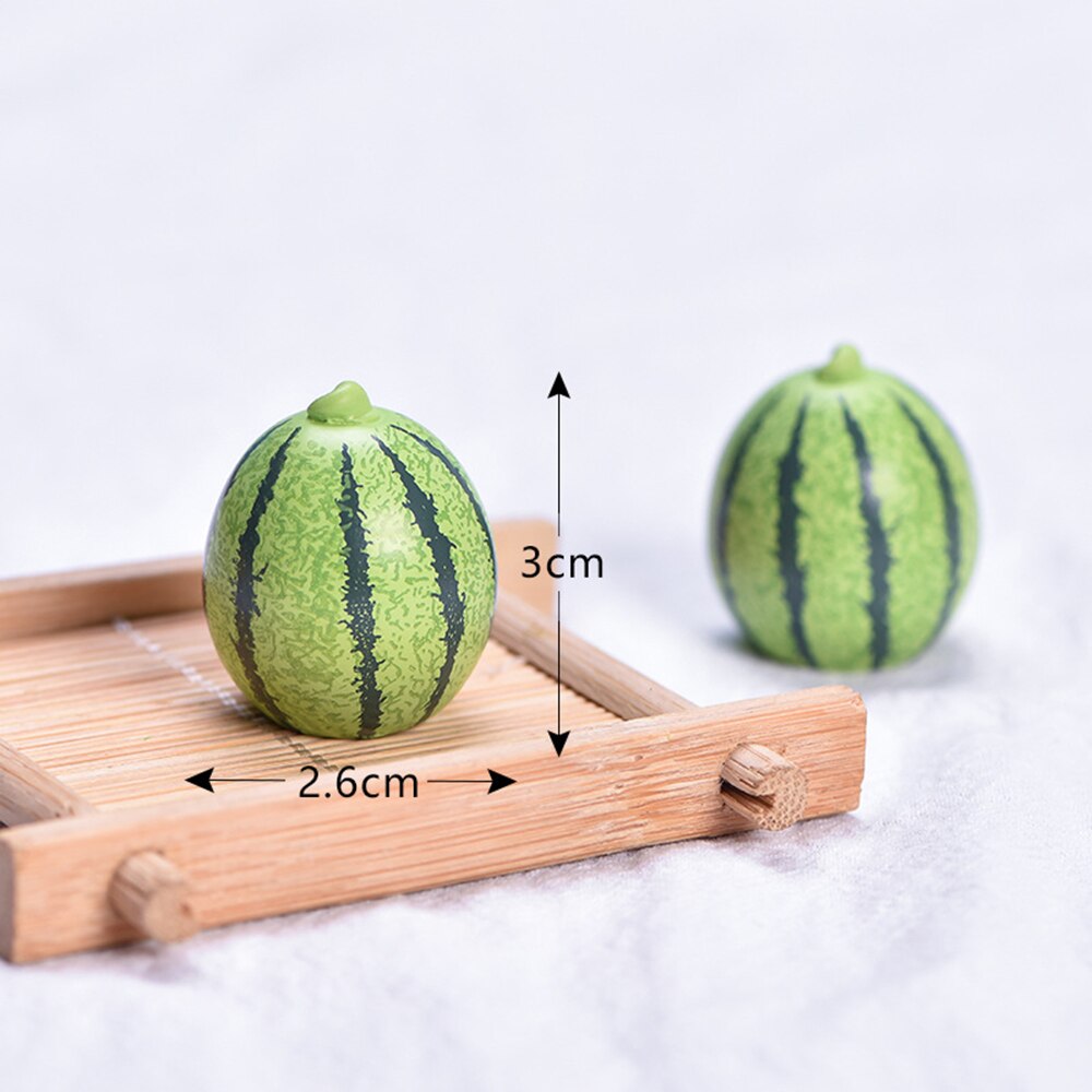 Simulation Resin Fruit Miniature Ornaments Mango L... – Grandado