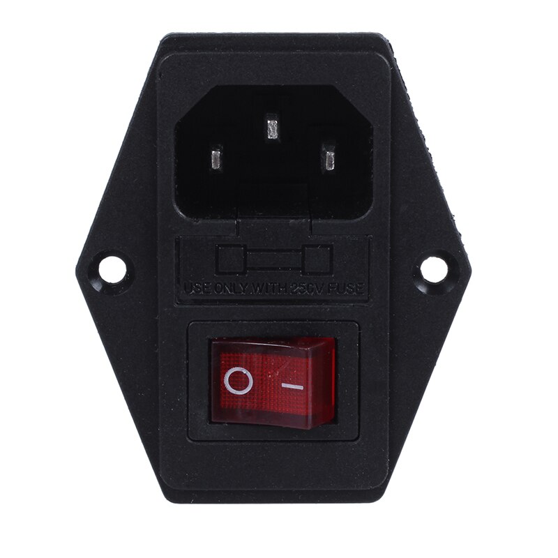 Red light concentrator switch IEC 320 C 14 outlet ... – Grandado