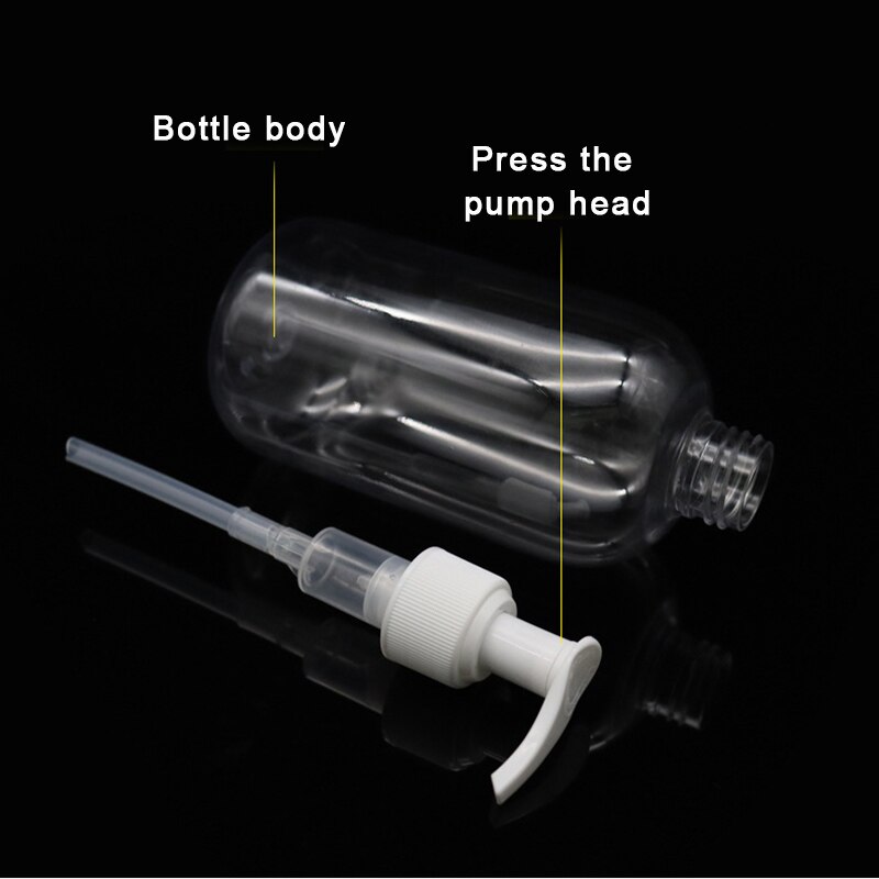 Clear Plastic Thickened Bottles with Pumps Dispens... – Grandado