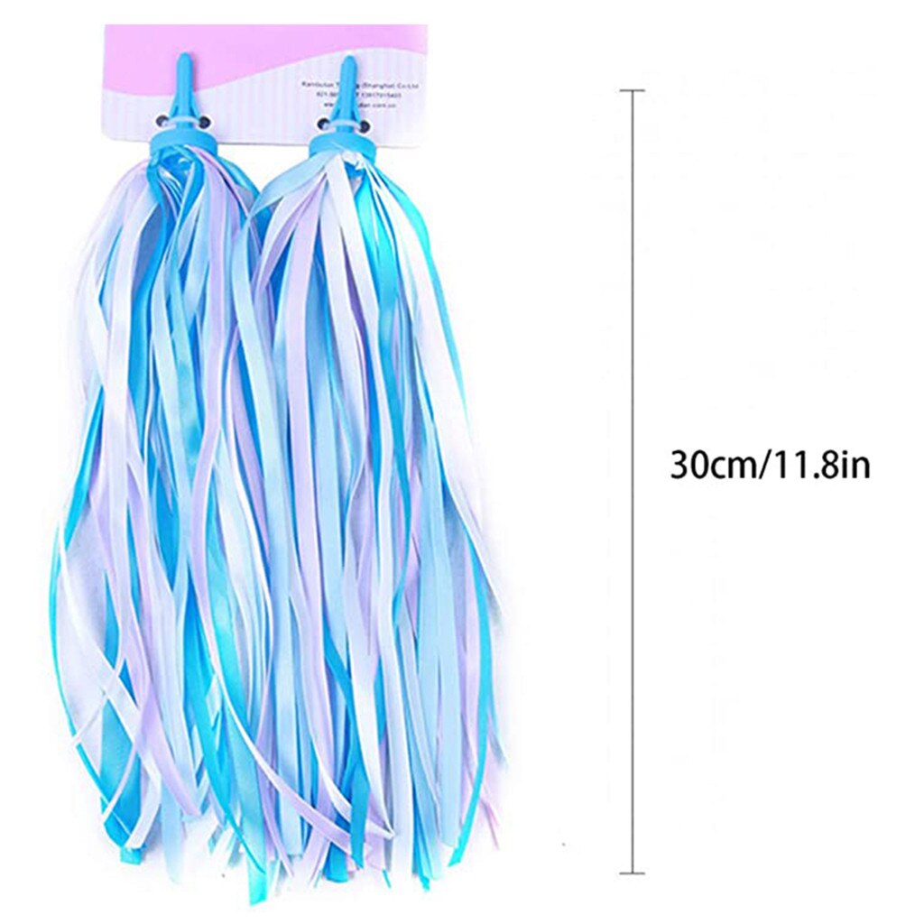 1 pairs Kid's Rainbow Handlebar Streamers Kids Col... – Grandado