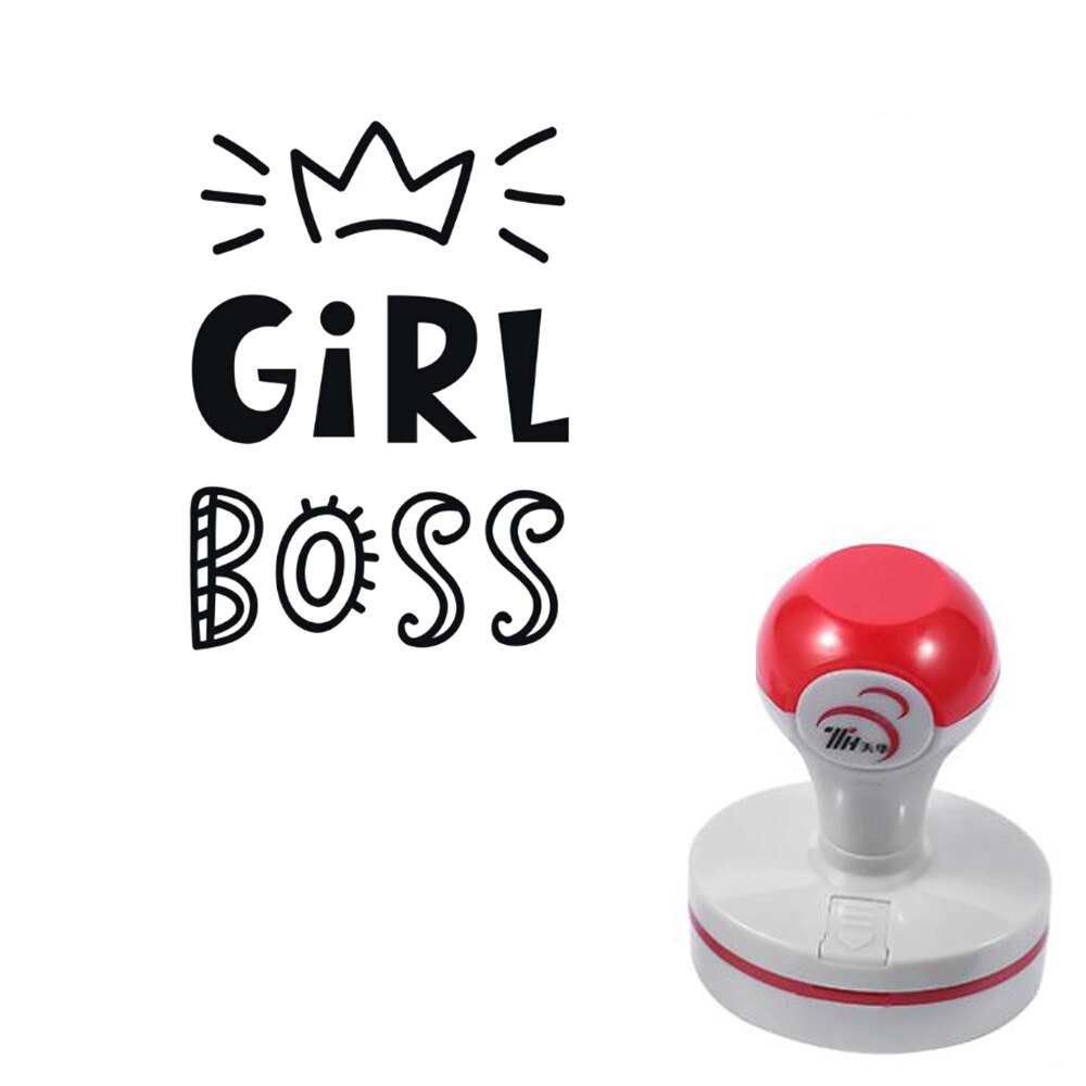 1 PCS Girl Boss Crown Self-Inking Photosensitive P... – Grandado