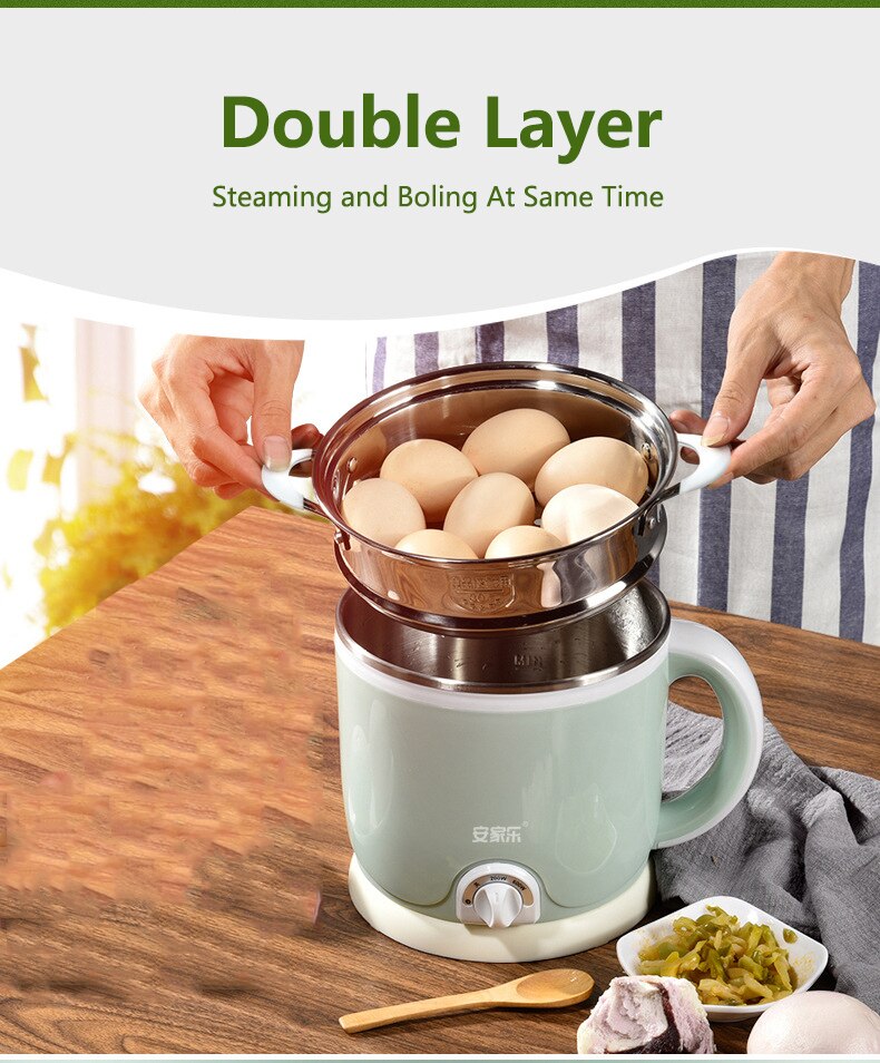 2L Portable Travel Electric Pot With Steamer Multi... – Grandado