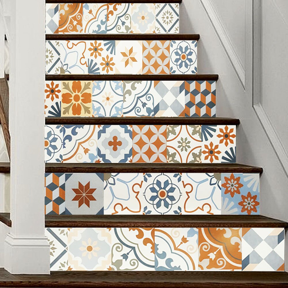6pcs/lot BoConcept Ceramic Tile Stair Stickers Col... – Grandado