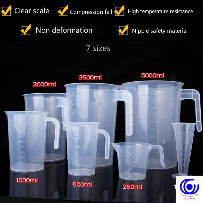 100/250/500/1000/2000/3500/5000ml thickened plasti... – Grandado